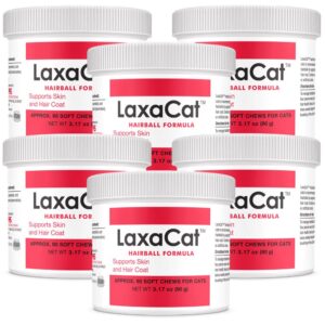 6pack laxacat hairball remedy (540 soft chews)