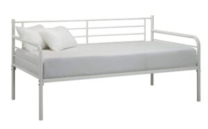 dhp metal daybed frame, twin size furniture, white