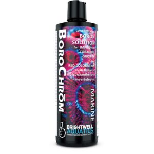 brightwell aquatics borochrom - concentrated boron solution for coralline growth and red coloration, 250ml