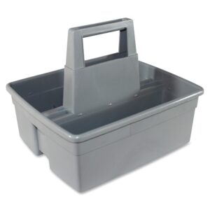 impact washroom cleanup basket, 12-1/4" length x 11" width x 5" height, gray