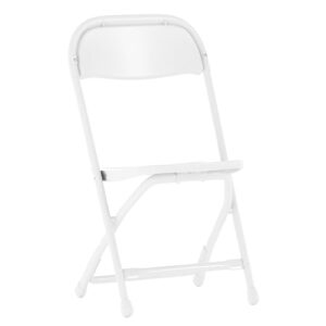 flash furniture kids white plastic folding chair