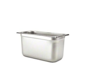 browne foodservice 98194 anti-jam steam pan, 4" one-ninth size