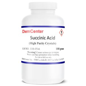 succinic acid, ultra fine crystals/powder, 100 grams