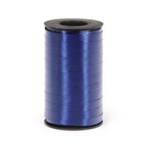 berwick 3/8-inch wide by 250 yard spool super curl crimped splendorette curling ribbon, navy