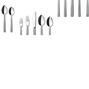 Georg Jensen Bernadotte 5-Piece Stainless Steel Flatware, 18/8