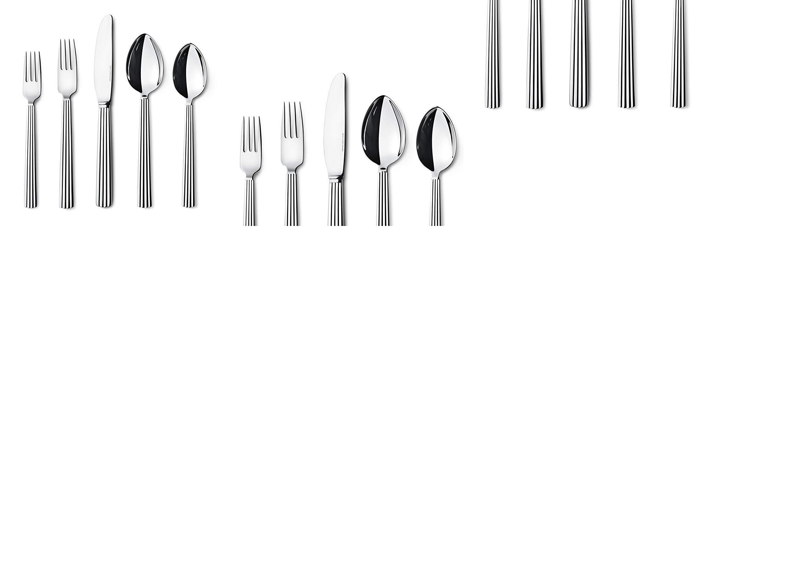 Georg Jensen Bernadotte 5-Piece Stainless Steel Flatware, 18/8