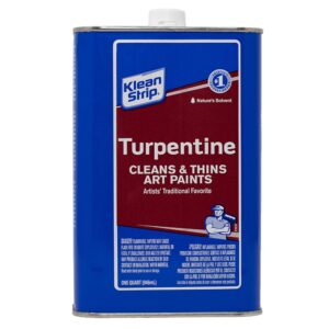 klean-strip qgt69 paint thinner, 1-quart, 32 fl oz cleans & thins art paints