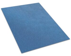 koeckritz 12'x14' - cobalt - indoor/outdoor area rug carpet, runners & stair treads with a premium nylon fabric finished edges