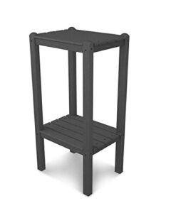 polywood® side table, slate grey