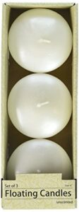 4 inch pearl white floating candles