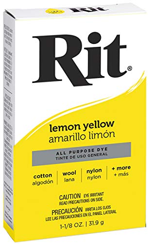 Rit All-Purpose Powder Dye, Lemon Yellow