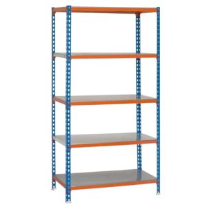 simonrack 5/400 simonclick kit plus shelf, blue/orange/galvanized