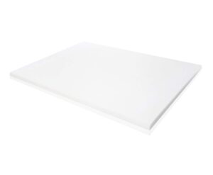 isolus 2 inch ventilated memory foam mattress topper - 3 year u.s. warranty - twin, white, is20tt45mt