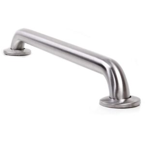 arista bath products 1-1/2-inch diameter stainless steel shower wall grab bar, 16-inch