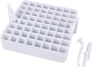 artbin 6939ab marker storage tray - holds up to 64 pens, pencils, markers, brushes, etc., [1] plastic storage tray, white