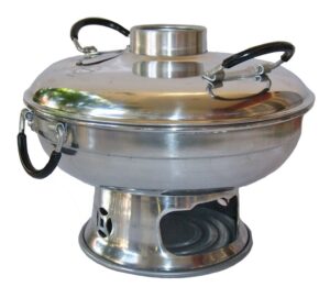 thai tom yum heated serving pot