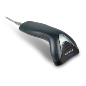 datalogic scanning td-1120-bk-90k1 touch td1100 90 lite handheld barcode scanner, usb kit includes holder and 6' straight cable, black