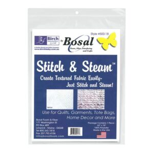 bosal stitch & steam 62" x 18" package, white