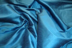 luvfabrics horizon blue shantung dupioni faux silk fabric per yard