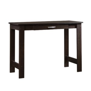 sauder beginnings writing table, cinnamon cherry finish