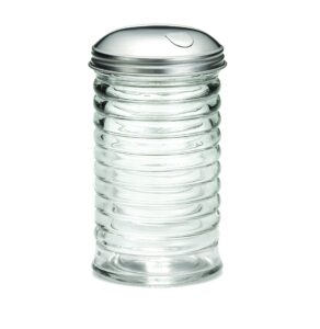 tablecraft 12 oz beehive sugar pourer, clear