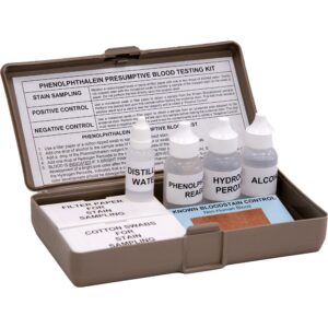 phenolphthalein presumptive blood test kit