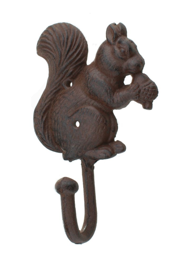 Iron Squirrel Coat Hook by Upper Deck