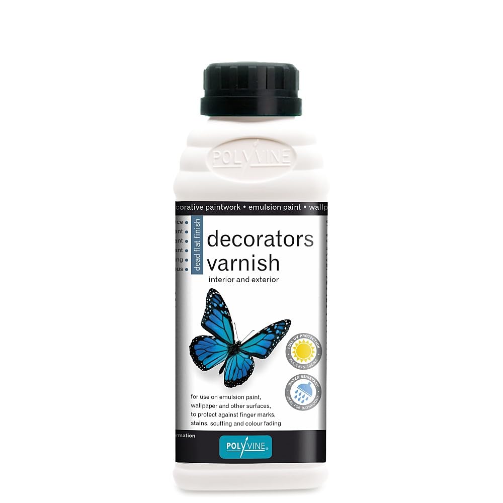 Polyvine Decorator's Dead Flat Varnish Pint / 500ml