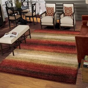 orian rugs wild weave lava - skyline area rug, 5'3" x 7'6"