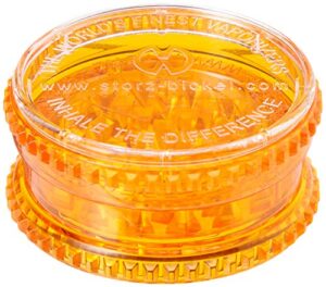 stortz & bickle volcano plastic herb grinder, 2.3, orange