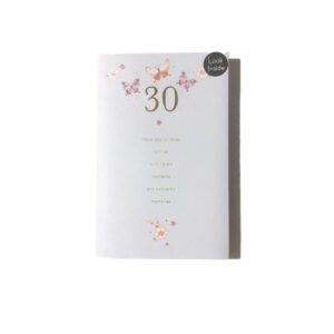 Pop Up Butterflies 30th Birthday Card