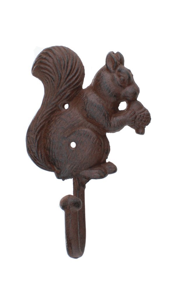 Iron Squirrel Coat Hook by Upper Deck