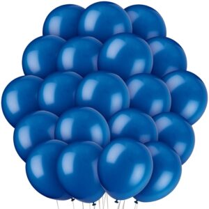 unique industries party latex balloons-9" | royal blue | 20 pcs, 20ct