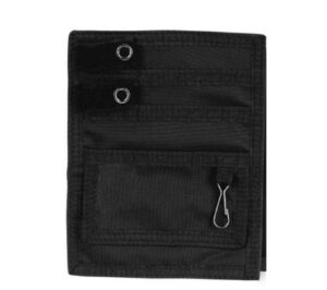 elite medical instruments eao-314-b emi nylon 5 pocket nurse scrub organizer, black