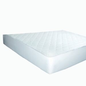 newpoint mattress pad, full, white