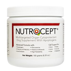 nutrocept adult dog supplement and organ cytoprotectant - supports the brain, joints, kidneys and liver and promotes energy and vitality