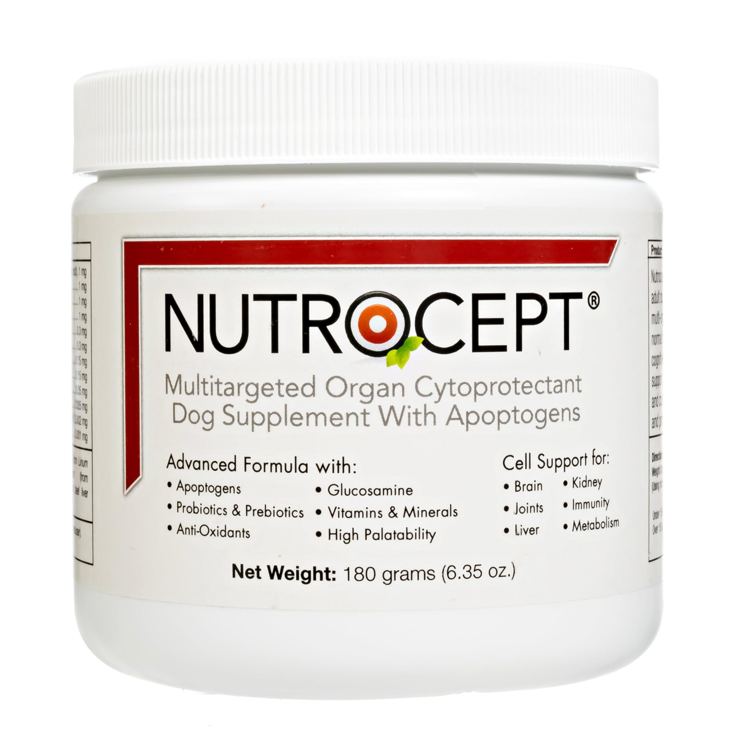 Nutrocept Adult Dog Supplement and Organ Cytoprotectant - Supports The Brain, Joints, Kidneys and Liver and Promotes Energy and Vitality