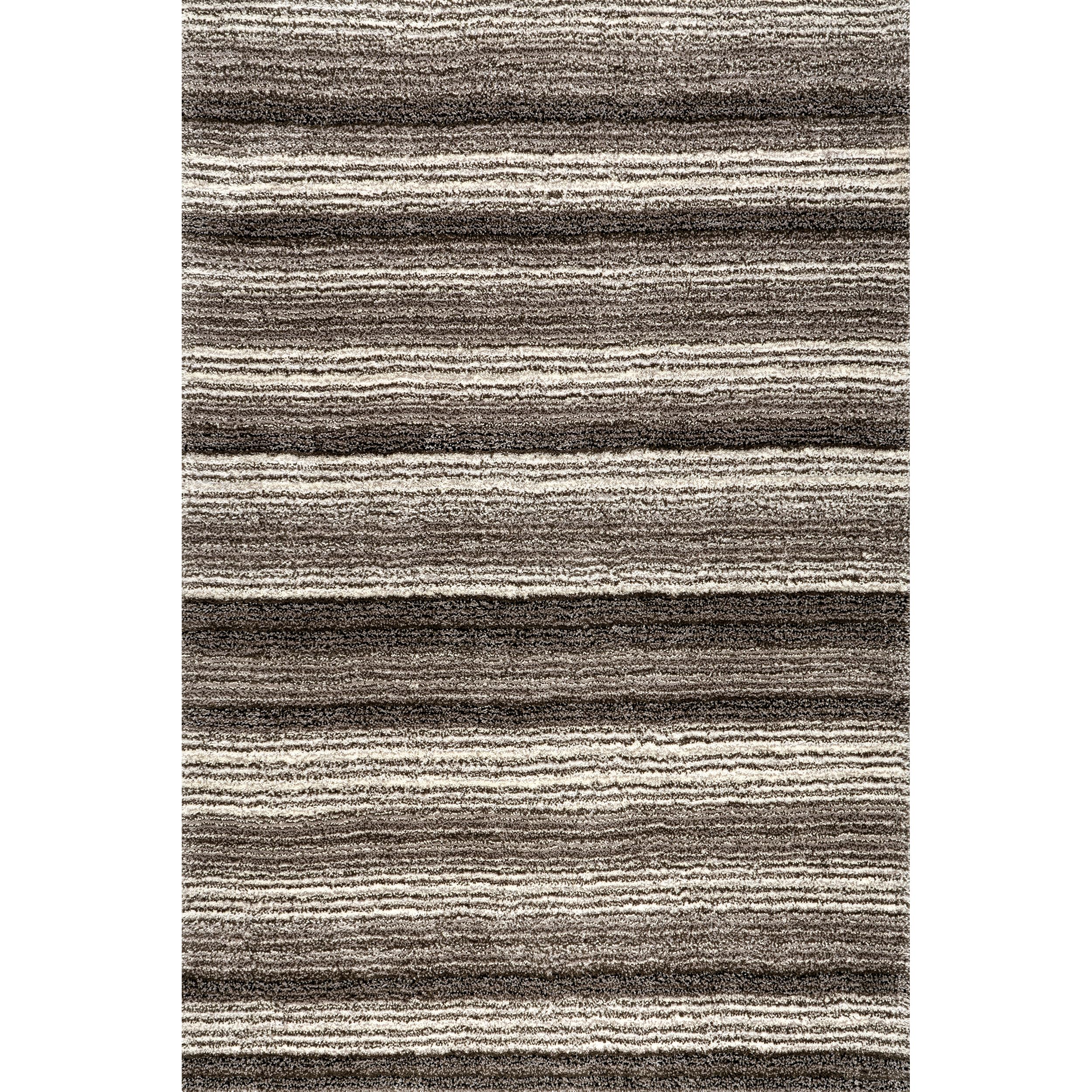 nuLOOM Classie Hand Tufted Shag Area Rug, 5' x 8', Grey Multi