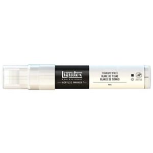 liquitex professional wide paint marker, titanium white