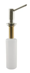 westbrass contemporary style kitchen sink soap/lotion dispenser, polished nickel, d2178-05