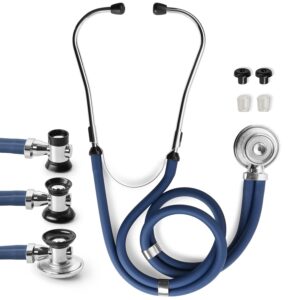 primacare ds-9295-bl 30" sprague rappaport style stethoscope for doctor, nurse and medical student, blue