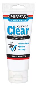 minwax 40801 6-ounce clear high gloss color wiping stain and finish