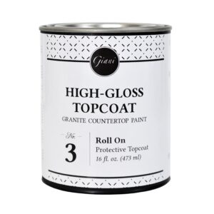 giani countertop paint clear acrylic high-gloss topcoat- step 3