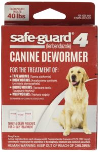 upg - companion animal eio wormer safeguard 4 lg dog