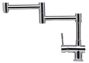 alfi ab2038-pss kitchen faucet, 12.13"h, silver/pewter