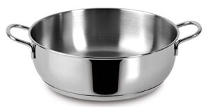 lagostina every saucepan with 2 handles, stainless steel, diameter 24 cm