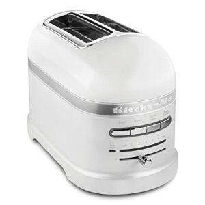 kitchenaid pro line series 2-slice automatic toaster, frosted pearl white