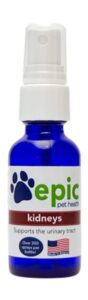 kidneys – all natural electrolyte supplement to support the kidneys and urinary tract – helps with frequent urination – restores energy in pet – great for cats (spray, 1 ounce)