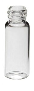 jg finneran 34013-1545 borosilicate glass dram sample vial, clear, 1 dram capacity, 15mm diameter x 45mm height (case of 1000)