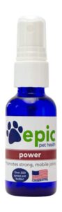 power - topical all natural liquid supplement for aging pets- electrolyte pet supplement that promotes strong, mobile joints naturally (spray, 1 ounce) l